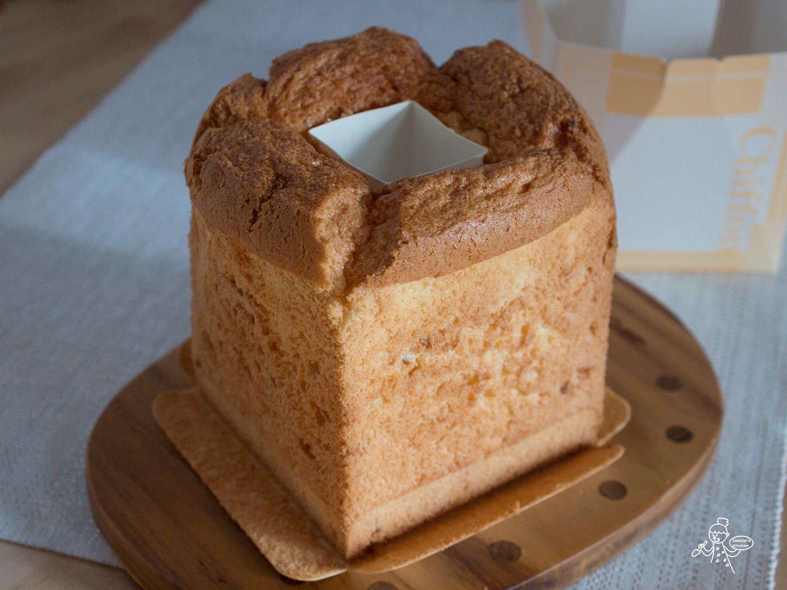 Square Chiffon Cake 方形原味雪芳蛋糕 | Debbie's adventure 我的小天地
